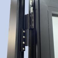 China Aluminum Alloy Casement Doors 6063-T5 with Double Tempered Glass 5mm+12A+5mm for sale