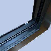 China Aluminum Alloy Casement Doors 6063-T5 with Double Tempered Glass 5mm+12A+5mm for sale
