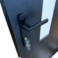 China Side Opening Casement Door Single Door 5mm 9A 5mm Glass Aluminum Plate for sale