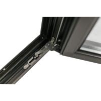 China Customized Hurricane Impact Casement Glass Window Australian Style 4500 Pa Wind Resistance for Large House for sale