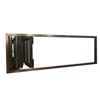 China Accordion Aluminum Vertical Folding Windows Powder Coated Double Tempered Glass CE for sale