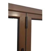 China Accordion Aluminum Vertical Folding Windows Powder Coated Double Tempered Glass CE for sale