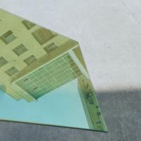 China Custom Tempered Glass Sliding Door 5mm+12A+5mm Double Glazing Aluminum Frame for sale