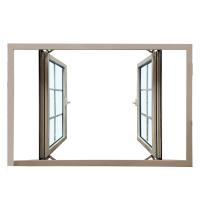 China Energy Saving Aluminum Casement Windows 1200mm x 1500mm for Bedroom for sale