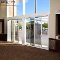 China Stainless Steel Mesh Double Tempered Glass Sliding Doors 5mm+12A+5mm Low-E for sale