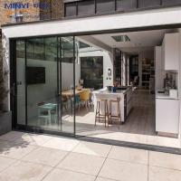 China Stainless Steel Mesh Double Tempered Glass Sliding Doors 5mm+12A+5mm Low-E for sale
