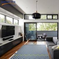 China Stainless Steel Mesh Double Tempered Glass Sliding Doors 5mm+12A+5mm Low-E for sale