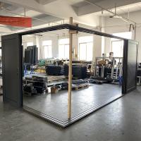 China Aluminum Entry Sliding Gusset Door System for Panoramic Corner Patio Doors 4500 Pa for sale