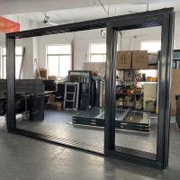 China Aluminum Entry Sliding Gusset Door System for Panoramic Corner Patio Doors 4500 Pa for sale
