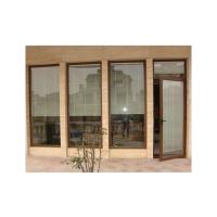 China European Standard Double Panel Swing Aluminum Casement Security Door Hurricane Proof 4500 Pa for sale