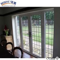 China European Standard Double Panel Swing Aluminum Casement Security Door Hurricane Proof 4500 Pa for sale