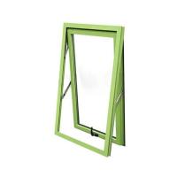 China American Standard Low E Aluminum Chain Winder Awning Window with EPDM Sealing System 6063-T5 for sale
