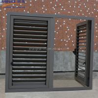 China Customized Size Adjustable Louver Shutter for Interior Window in Powder Coated Finish for sale