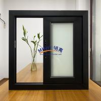 China Soundproof Hurricane Impact Sliding Window with Stainless Steel Screen Netting 5mm+12A+5mm Double Glazing for sale