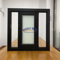 China Soundproof Hurricane Impact Sliding Window with Stainless Steel Screen Netting 5mm+12A+5mm Double Glazing for sale