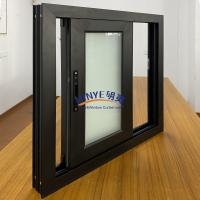 China Soundproof Hurricane Impact Sliding Window with Stainless Steel Screen Netting 5mm+12A+5mm Double Glazing for sale