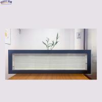 China Windproof Fiberglass Screen Netting Built-in Horizontal Opening Blinds Aluminum Alloy Fixed Window 6063-T5 for sale