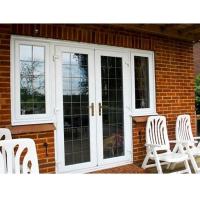China Aluminum Alloy Casement Door Custom Designs Soundproof RW 30 dB Wind Pressure 4500 Pa for sale