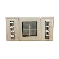 China Double Glazed Aluminium Casement Windows Tempered Glass 5mm 12A 5mm Customizable Design for sale
