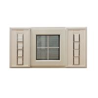 China Double Glazed Aluminium Casement Windows Tempered Glass 5mm 12A 5mm Customizable Design for sale