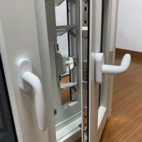 China Double Glazed Aluminium Casement Windows Tempered Glass 5mm 12A 5mm Customizable Design for sale