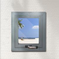 China Aluminum Awning Window Double Tempered Impact Glazing 5mm+12A+5mm Sound Insulation RW 30dB for sale