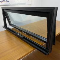 China Aluminum Awning Window Double Tempered Impact Glazing 5mm+12A+5mm Sound Insulation RW 30dB for sale