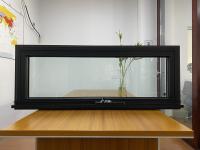 China Aluminum Awning Window Double Tempered Impact Glazing 5mm+12A+5mm Sound Insulation RW 30dB for sale