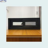 China Horizontal Opening Pattern Heat Insulation Aluminum Sliding Windows With Mosquito Net for sale