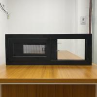 China Horizontal Opening Pattern Heat Insulation Aluminum Sliding Windows With Mosquito Net for sale