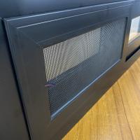 China Horizontal Opening Pattern Heat Insulation Aluminum Sliding Windows With Mosquito Net for sale