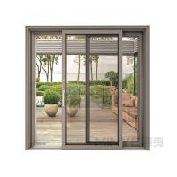 China Directly Sale Glass Sliding Door with Germany Hardware Push and Pull Opening Method for sale