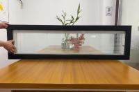 China Modern Luxury Customized Size Double Tempered Glass Power Coating Fixed Windows for sale