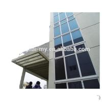 China Modern Luxury Customized Size Double Tempered Glass Power Coating Fixed Windows for sale