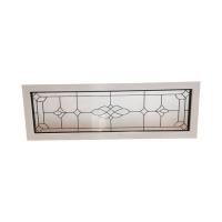 China Modern Luxury Customized Size Double Tempered Glass Power Coating Fixed Windows for sale