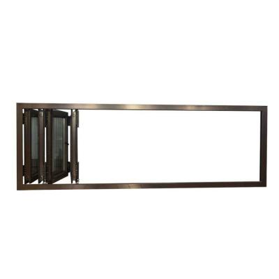China Aluminum Sliding Folding Glass Windows 6063-T5 Thermal Break for Large Space Ventilation for sale