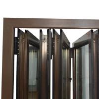 China Aluminum Sliding Folding Glass Windows 6063-T5 Thermal Break for Large Space Ventilation for sale