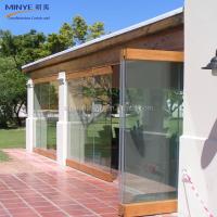 China Custom Glass Aluminum Balcony Folding Door Thermal Insulation 6063-T5 5mm+12A+5mm for sale