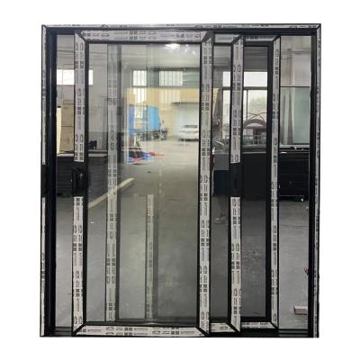 China Aluminum Sliding Doors Double Glass Triple Glass Exterior Finished Custom Sizes for sale