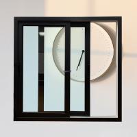 China Customizable Plastic Frame Upvc Sliding Window Design for Residential Projects for sale