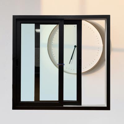 China Customizable Plastic Frame Upvc Sliding Window Design for Residential Projects for sale