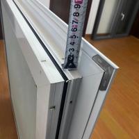 China Double Tempered Glass Aluminum Fixed Windows for Horizontal Opening Pattern Triple Glass for sale