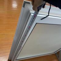 China Double Tempered Glass Aluminum Fixed Windows for Horizontal Opening Pattern Triple Glass for sale