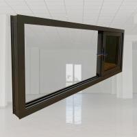 China Chinese Design Double Glazed Aluminium 3 Track Sliding Window 5mm+12A+5mm Tempered Glass for sale