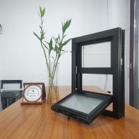 China Aluminum Single Hung Windows with Fiberglass Screen Netting Custom Size 6063-T5 for sale