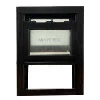 China Aluminum Single Hung Windows with Fiberglass Screen Netting Custom Size 6063-T5 for sale