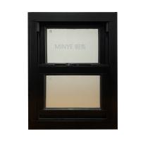 China Aluminum Single Hung Windows with Fiberglass Screen Netting Custom Size 6063-T5 for sale