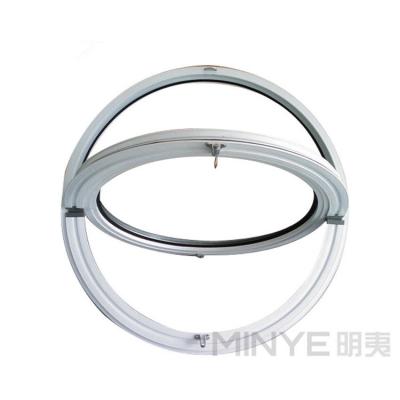 China Postmodern Design Aluminum Half Circle Moon Window with Grill in AS/NZS2208 Standard for sale