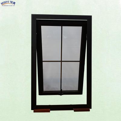 China Original Customized Awning Window with Thermal Break Aluminum Frame and Double Glass for sale