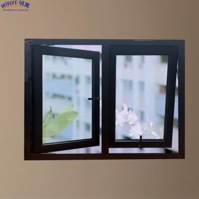 China Aluminum Alloy Casement Awning Window 6063-T5 with Double Tempered Glass 5mm+12A+5mm for sale